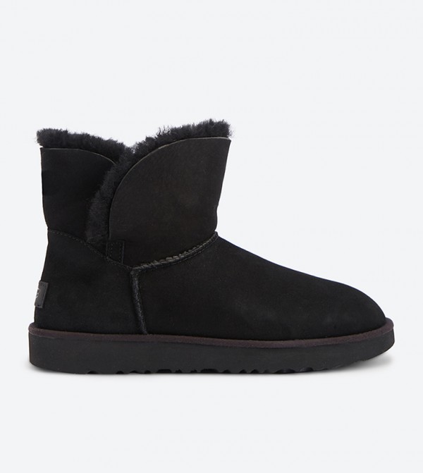 Buy Ugg Classic Cuff Mini Boots Black CLASSIC CUFF MINI In Black ...