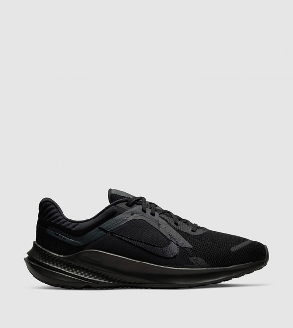Buy Nike Quest 5 Lace Up Running Shoes In Black | 6thStreet UAE