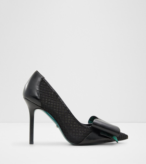 Buy Aldo DEFYGRAVITY Embellished Bow Pumps In Black | 6thStreet UAE