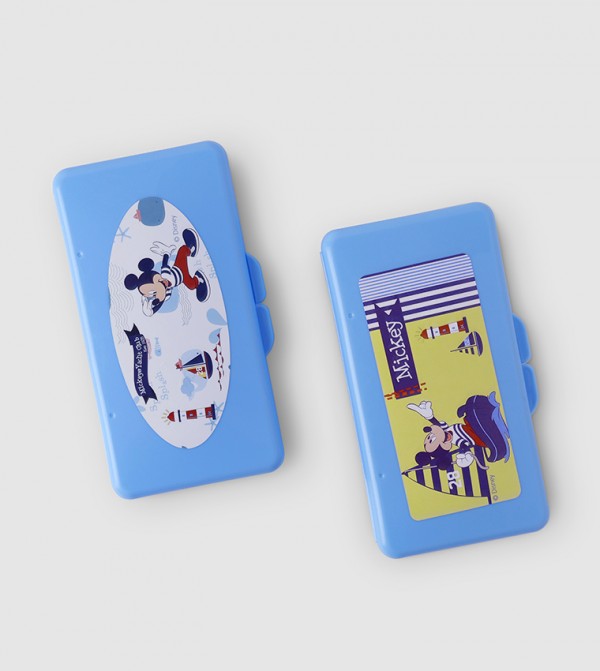 Buy Disney Pack Of 2 Disney Mickey Mouse Baby Wipes Dispenser In Blue ...