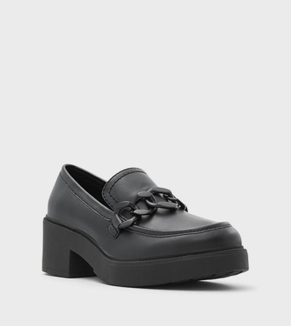 Buy Call It Spring DYVON Metal Accent Loafers In Black | 6thstreet ...