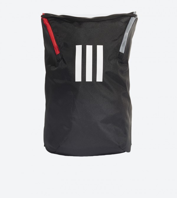 Buy Adidas Logo Printed Top Zip Closure Backpack In Black | 6thStreet UAE