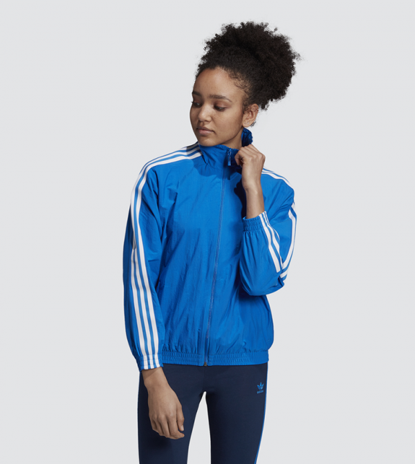 Buy Adidas Track Jacket Blue In Blue | 6thStreet Qatar