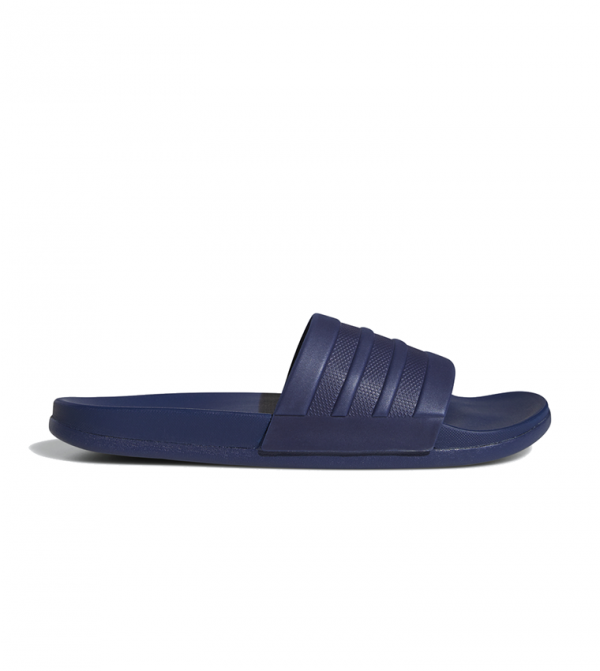 Buy Adidas Adilette Comfort Slides Dark Blue/Dark Blue/Dark Blue In ...