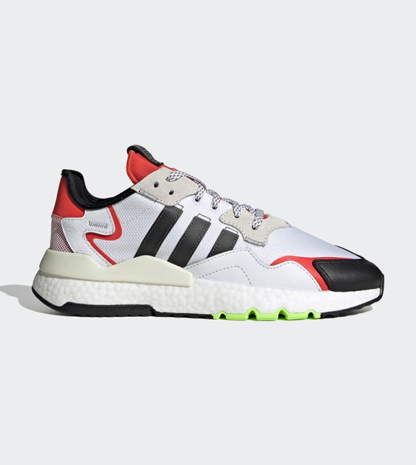 Buy Adidas Color Block Running Shoes In White | 6thStreet Qatar
