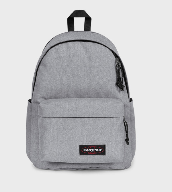 Buy Eastpak Logo Label Zippered Backpack In LIGHT GREY | 6thStreet UAE