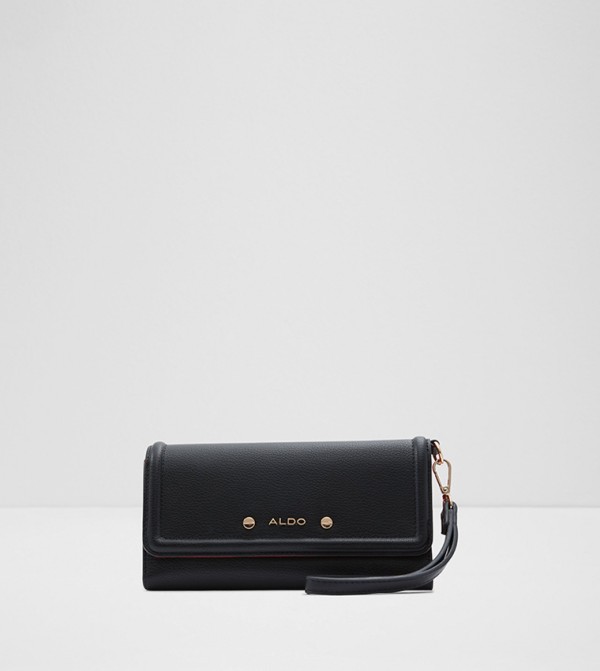 Buy Aldo ELBOBALDAR Flap Closure Wallet In Black | 6thStreet UAE