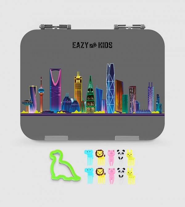 Buy Eazy Kids Eazy Kids 4 Compartment Bento Lunch Box With Sandwich ...