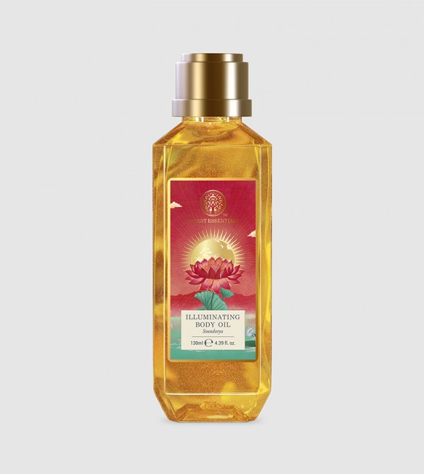 Buy Forest Essentials Soundarya Illuminating Body Oil, 130ml In ...