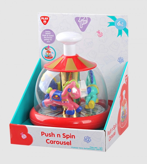 Buy R&B Kids Push N Spin Carousel In Multiple Colors | 6thStreet Qatar