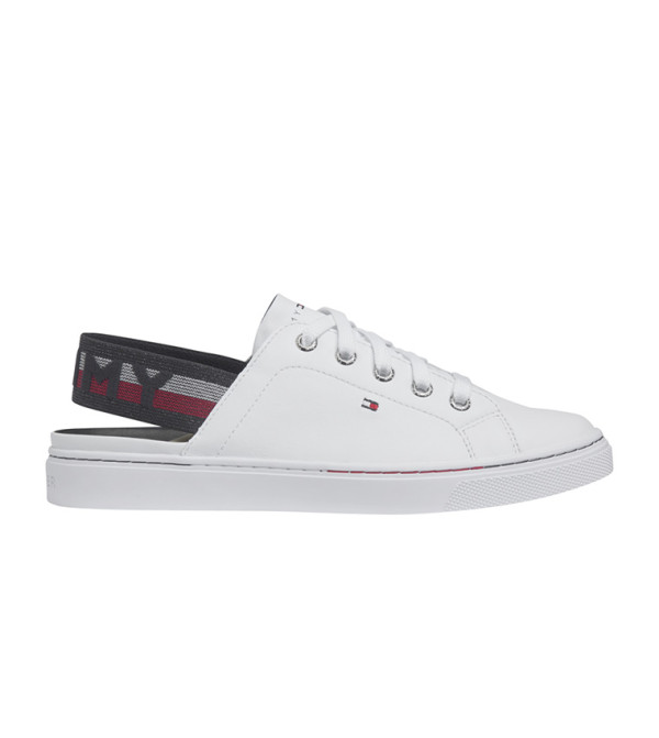 Buy Tommy Hilfiger Sling Back Trainers In White | 6thStreet UAE