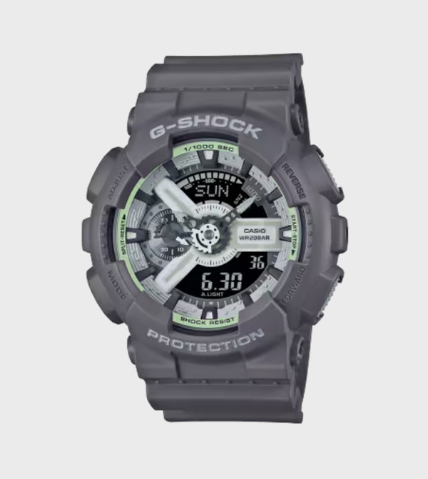 Buy G SHOCK Grey Dial Resin Strap Digital Watch In Grey | 6thStreet UAE