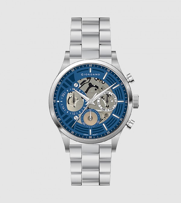 Buy Giordano GIORDANO Men's Multi Function Dial Watch In Silver ...