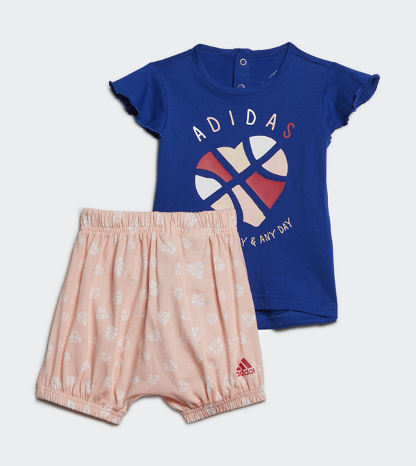 Buy Adidas Printed Short Sleeves Clothing Set In Multiple Colors ...