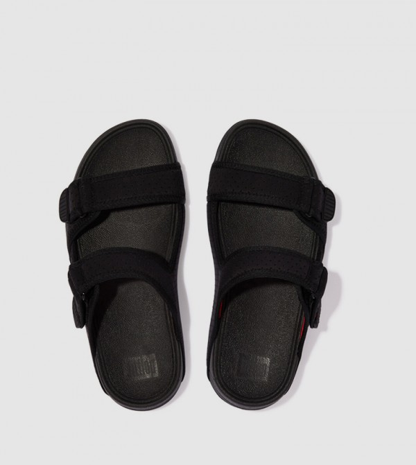 Buy FitFlop Double Strap Sandals In Black | 6thStreet UAE