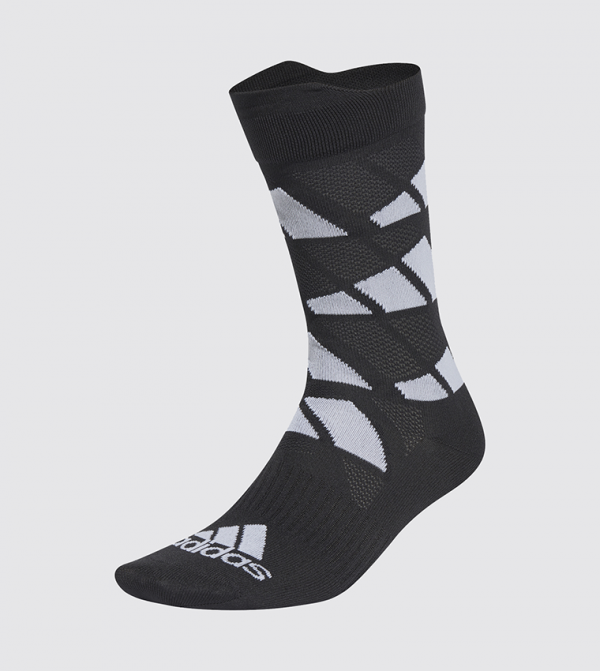 Buy Adidas Ultralight Allover Graphic Crew Performance Socks In ...