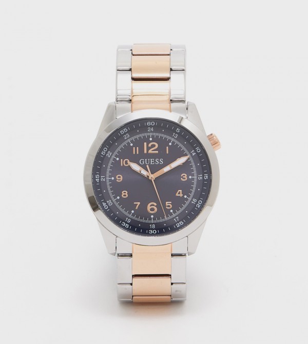 Buy Guess Max Quartz Analog Watch, 42 Mm In Blue | 6thStreet Bahrain