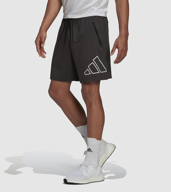 Buy Adidas Train Icons 3 Bar Training Shorts In Black 6thStreet UAE