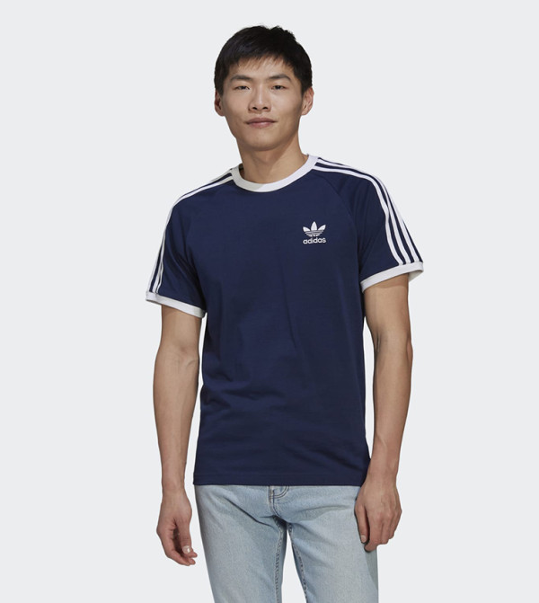 Buy Adidas Adicolor Classics 3 Stripes T Shirt In Navy | 6thStreet Bahrain