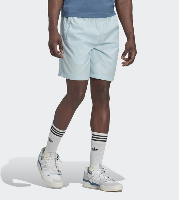 Buy Adidas Adicolor Essentials Solid Trace Shorts In Blue | 6thStreet ...