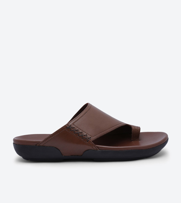 Buy Hush Puppies Bascott Orva Slide Sandals Brown In Brown | 6thStreet ...