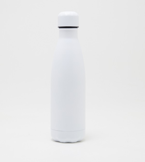 Buy Fun B. Stainless Steel Double Walled Vacuum Flask, 500 Ml In White ...