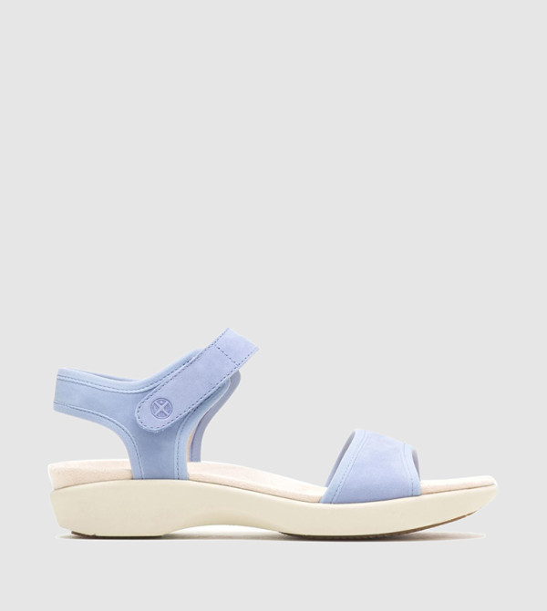 Buy Hush Puppies Dorri Qtr Strapy Flat Sandals In Blue | 6thStreet UAE