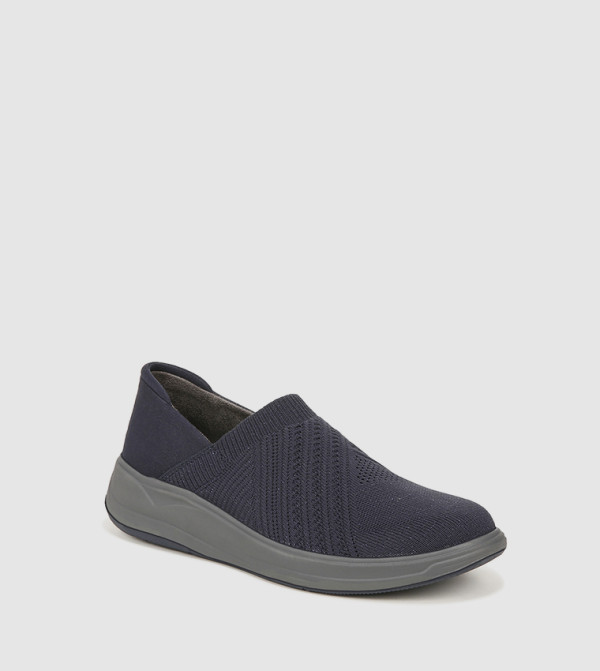 Buy Bzees Triumph Slip On Casual Shoes In Navy | 6thStreet Qatar