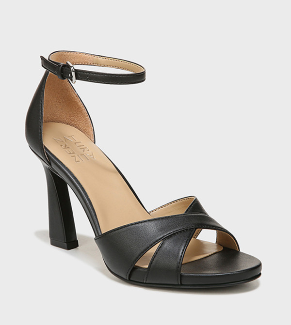 Buy Naturalizer NAHENSON Ankle Strap Heel Sandals In Black | 6thStreet UAE