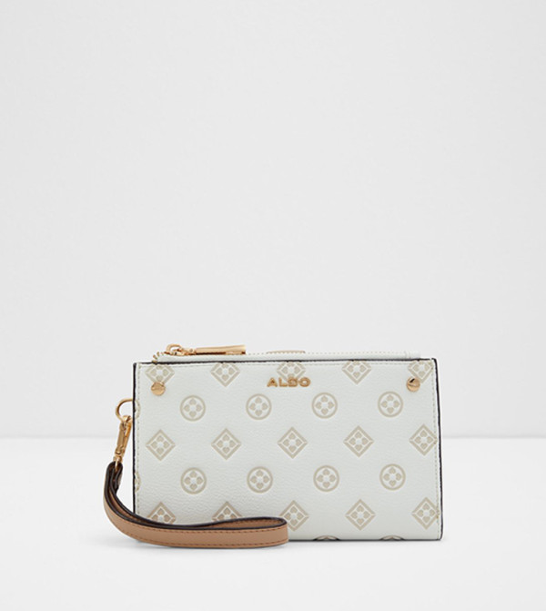 Buy Aldo ILLORI Patterned Bi Fold Wallet In White | 6thStreet Bahrain