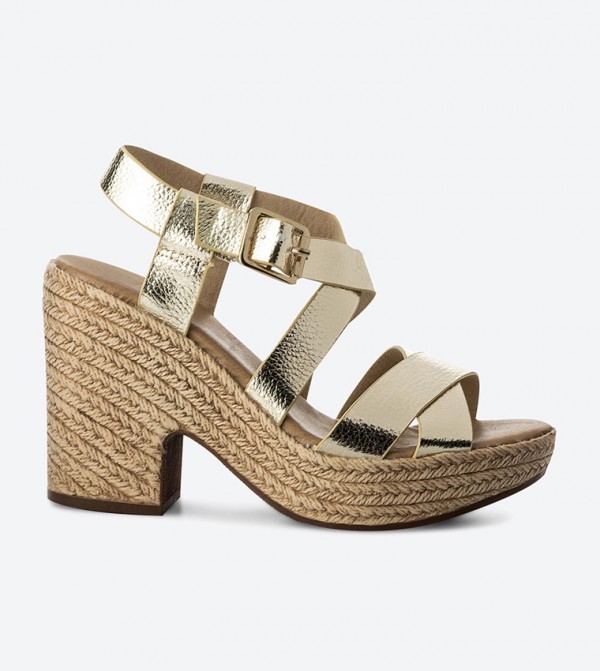 Buy Jenny Fairy @ CCC Slingback Buckle Closure Round Toe Sandals Yellow ...