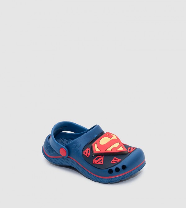 Buy Superman Micro Injection Superman Clogs In Blue | 6thStreet Qatar