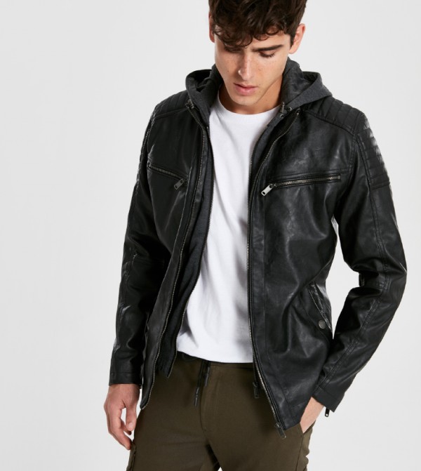 Buy LC Waikiki Woven Jacket Black In Black | 6thStreet Qatar