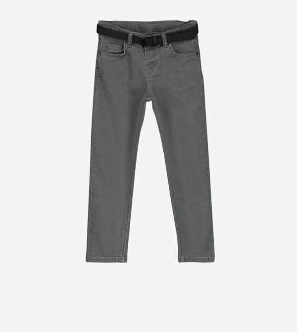 Buy LC Waikiki 5 Pocket 1 Zip Fly Closure Jeans Grey In Grey ...