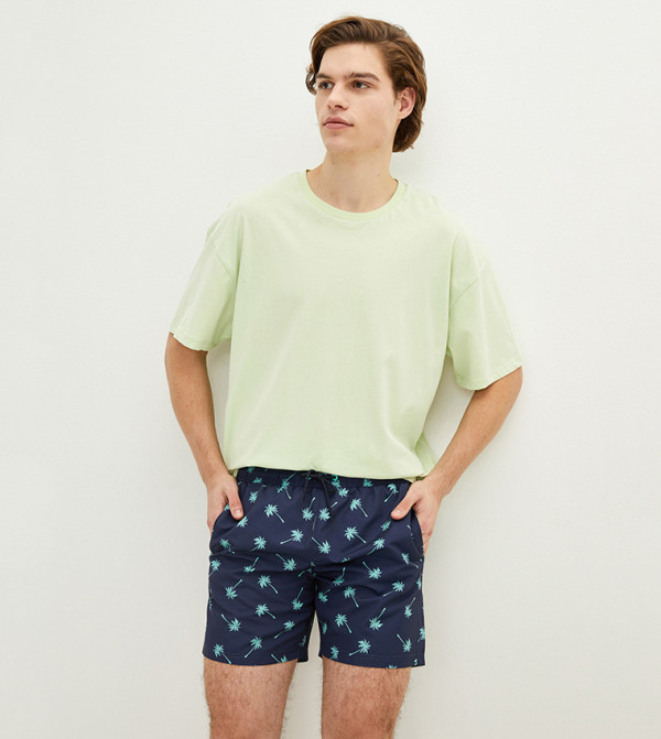 Buy LC Waikiki Short Pattern Swimwear In Blue | 6thStreet Bahrain