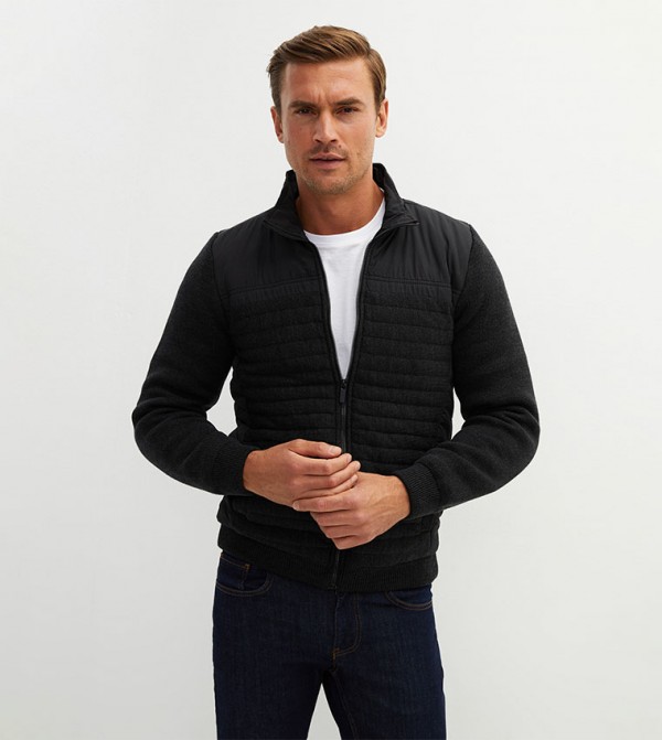Buy LC Waikiki Regular Fit Quilted Jacket In Grey | 6thStreet Qatar
