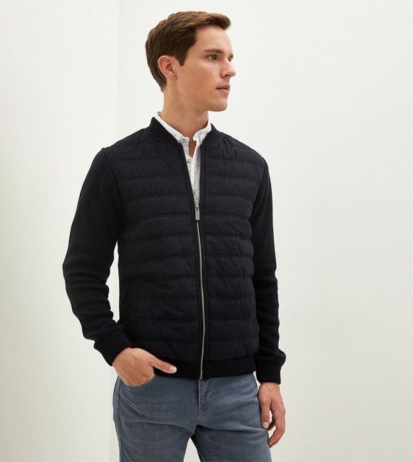 Buy LC Waikiki Regular Fit Quilted Jacket In Navy | 6thStreet Kuwait