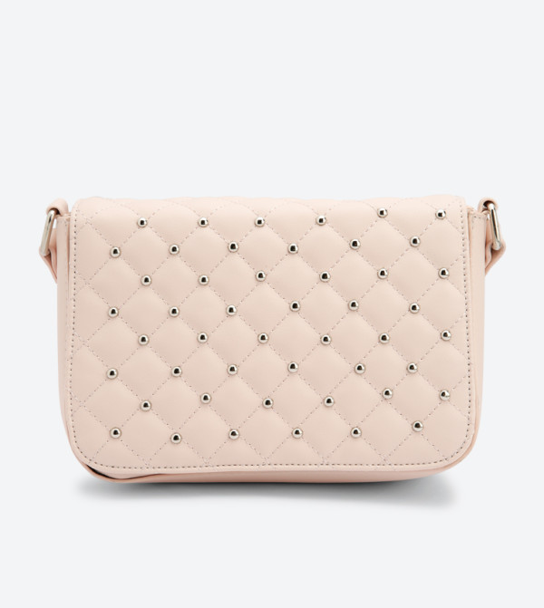 Buy ZAHA @ CCC Magnetic Snap Closure Flap Cross Body Bag In Pink ...