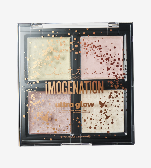 Buy Lottie London Ultra Glow Creme Highlighter Quad In Multiple Colors ...