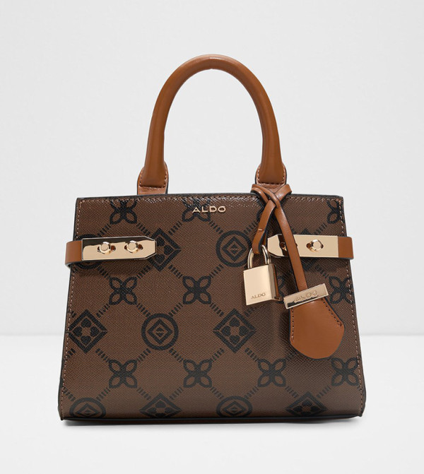 Buy Aldo LISBON Patterned Satchel Bag In Brown | 6thStreet UAE