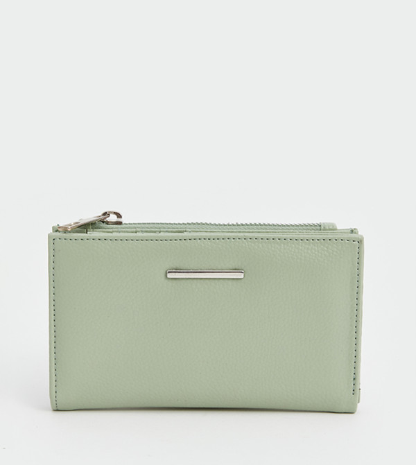 Buy LC Waikiki Textured Zippered Wallet In Green | 6thStreet UAE