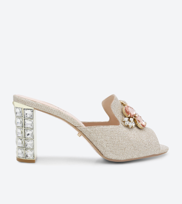 Buy Dune London Mauritius Di Mules Metallic MAURITIUS DI In Metallic ...