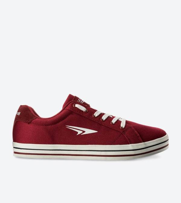 Buy Sprandi @ CCC Side Logo Detail Round Toe Lace Up Sneakers Red MP40 ...