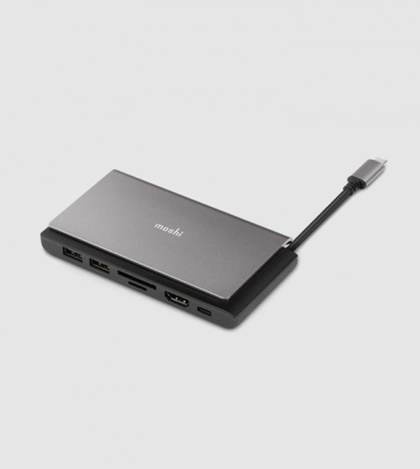 Buy Moshi Symbus Mini 7 In 1 Portable Usb C Hub Gray In Grey ...