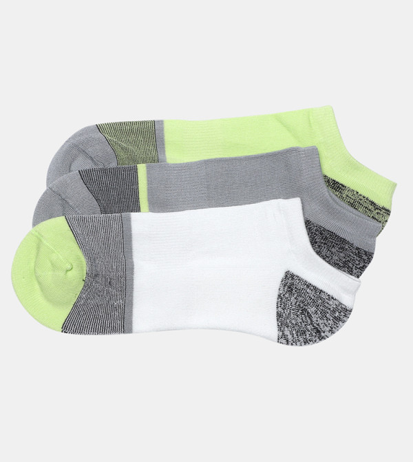 Buy HIS & HERS 3 Pack Casual Ankle Socks In Multiple Colors | 6thStreet ...