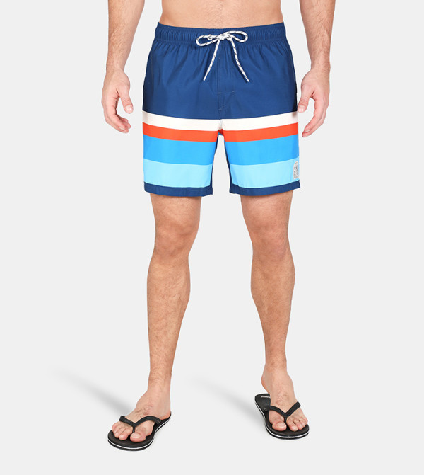Buy ATHLETIQ Printed Swim Shorts In Multiple Colors | 6thStreet Qatar