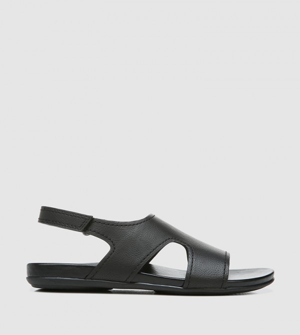 Buy Naturalizer NANXTGEN SCOUT Stitched Sandals Black In Black ...