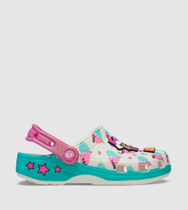 Buy Crocs Kids' LOL Surprise BFF Classic Clog In White | 6thStreet UAE