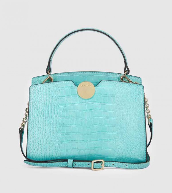 Buy Nine West Tatum Small Satchel Turq In TURQ | 6thStreet Qatar