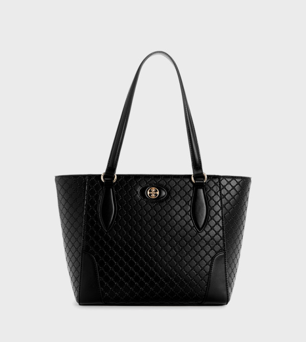 Buy Nine West INNES Patterned Tote Bag In Black | 6thStreet UAE